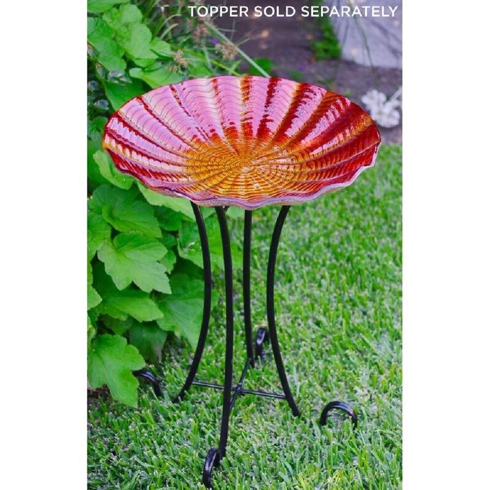 Metal Outdoor Stand Bird Bath Garden Bird Bath