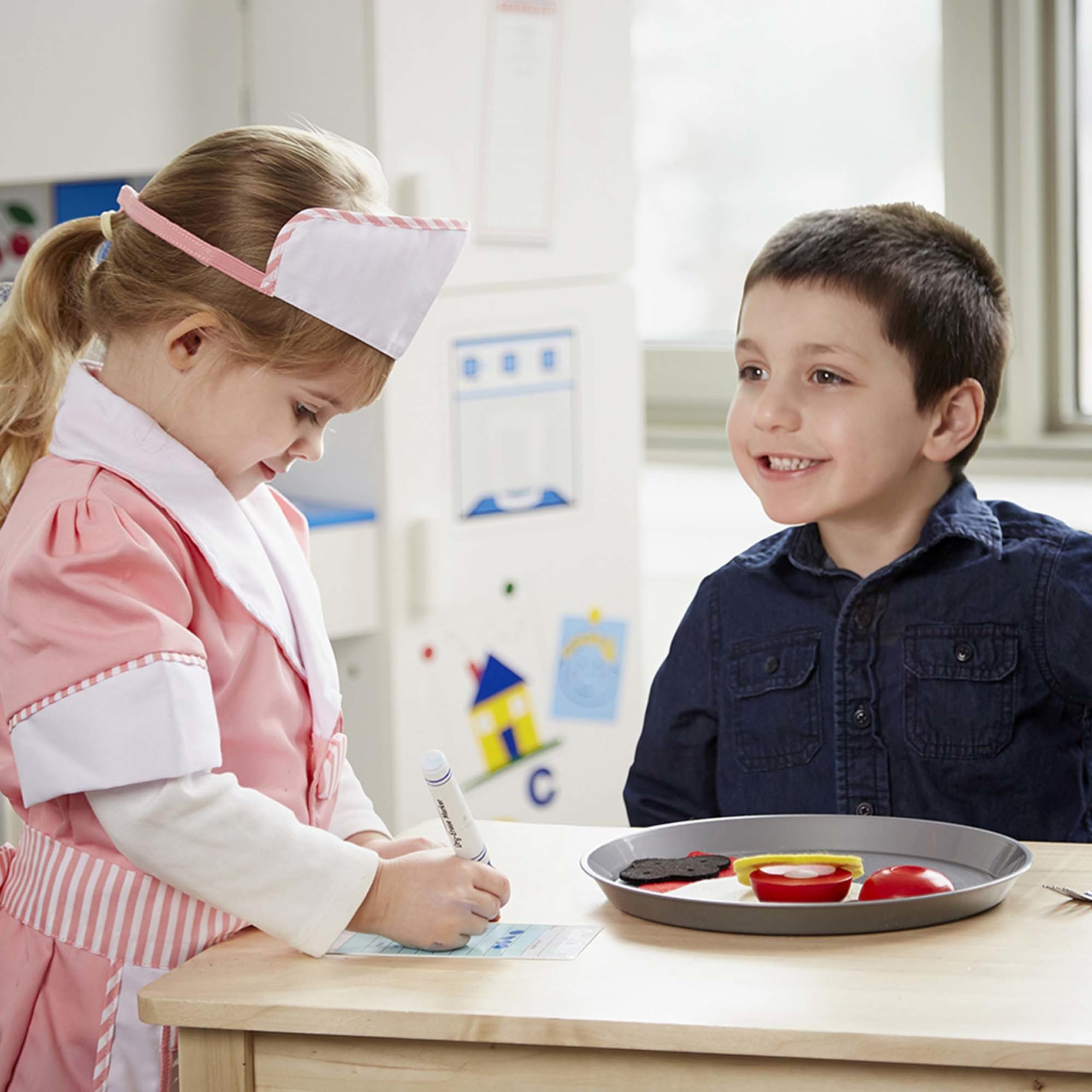 Melissa & Doug Waitress Role Play Set (FFP),Pink