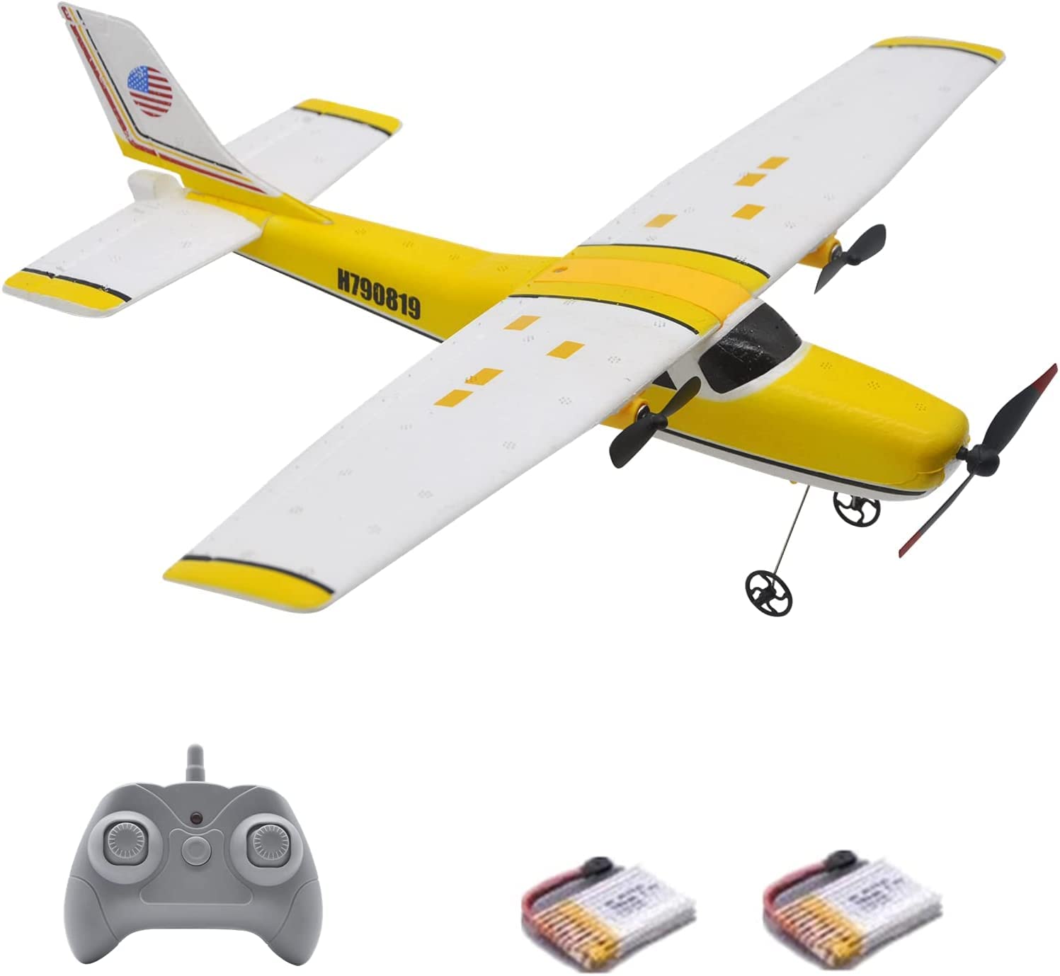 LBKR Tech RC Plane,Remote Control Airplane Ready to Fly,RC Airplane Builting in 6-Axis Gyro,Easy to Fly Remote Control Plane for Kids Boys Beginner Adults Girls