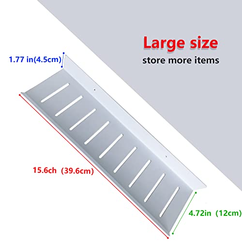 YeulYuuri Shower Shelf,No Drilling Shower Shelf Wall Mounted,Large Size, 15.5 x 5 x 1.89 inch, Stainless Steel Rack Wall Mounted Storage Organizer for Kitchen…