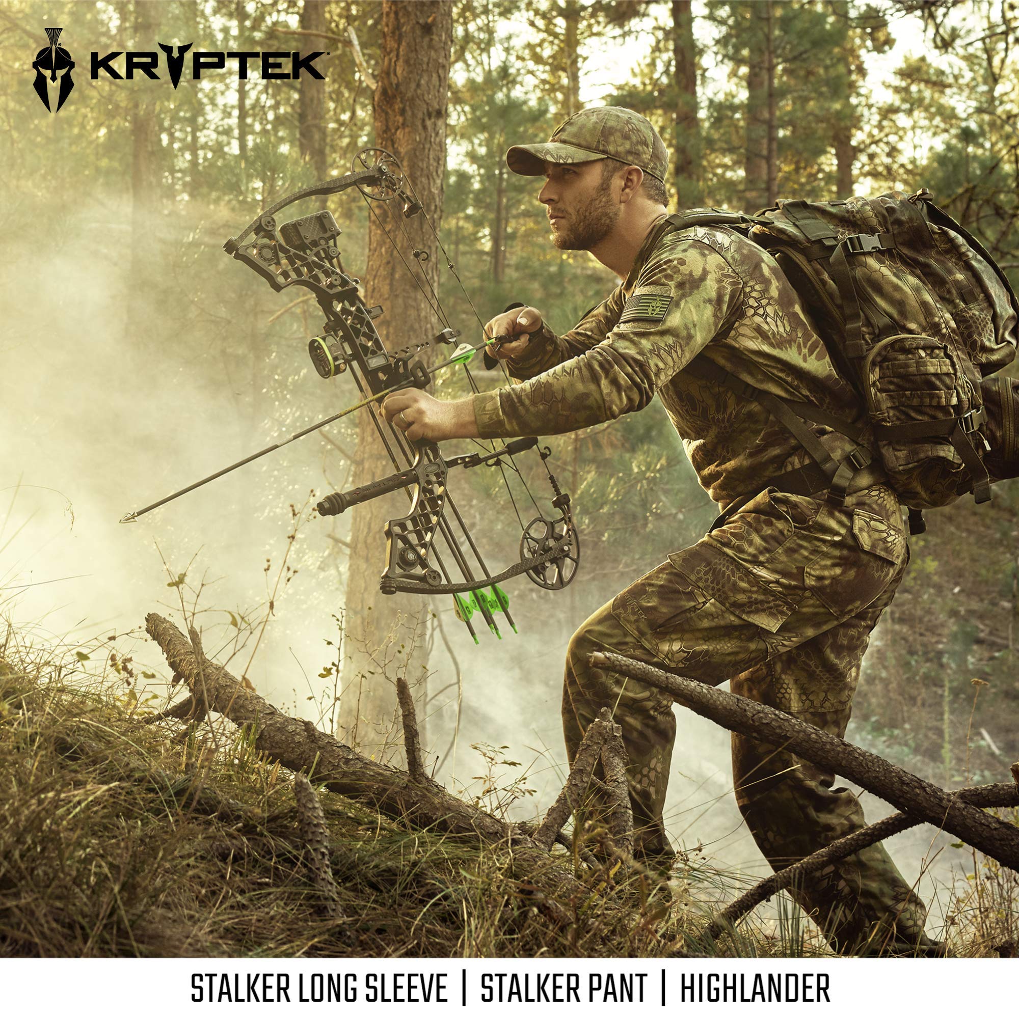 Kryptek Men's Standard Stalker Pant, Highlander, Large