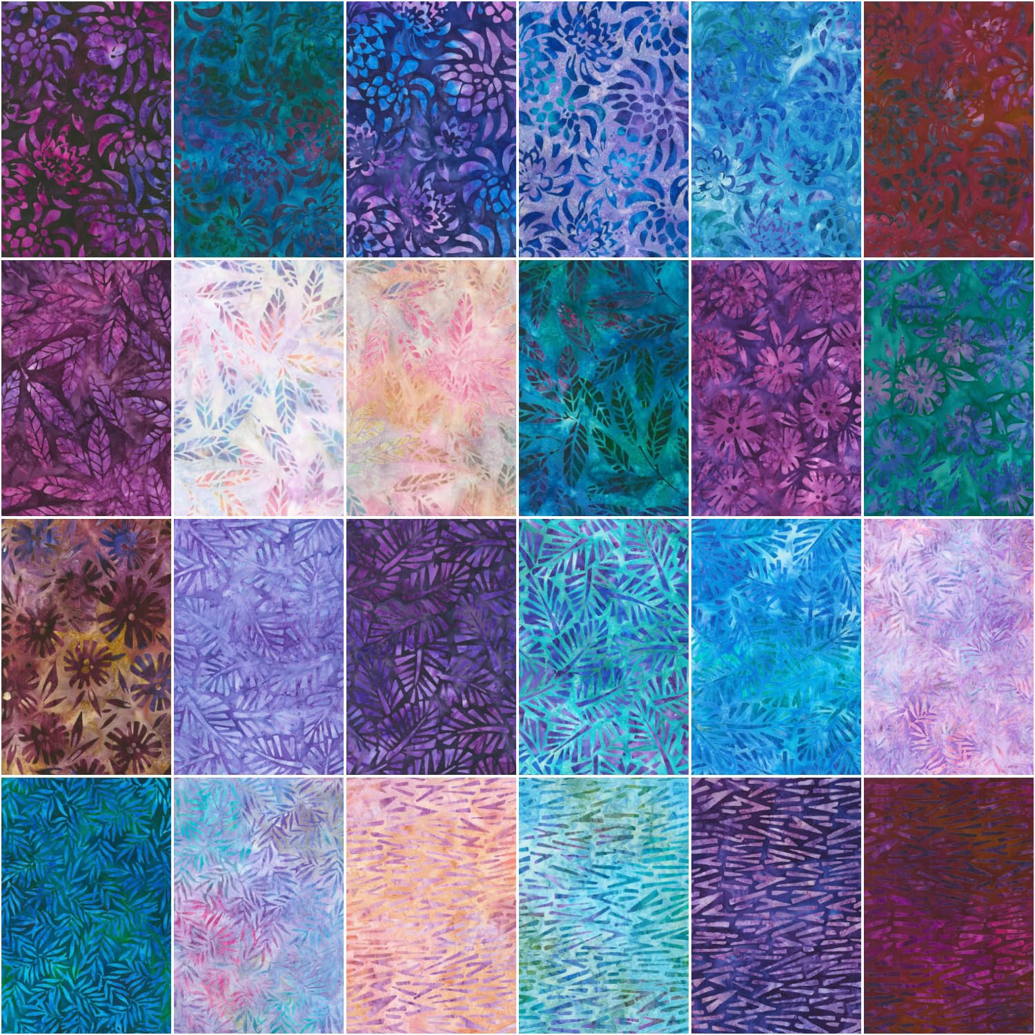 Lunn Studios Artisan Batiks Kapua Charm Square 42 5-inch Squares Robert Kaufman CHS-1117-42