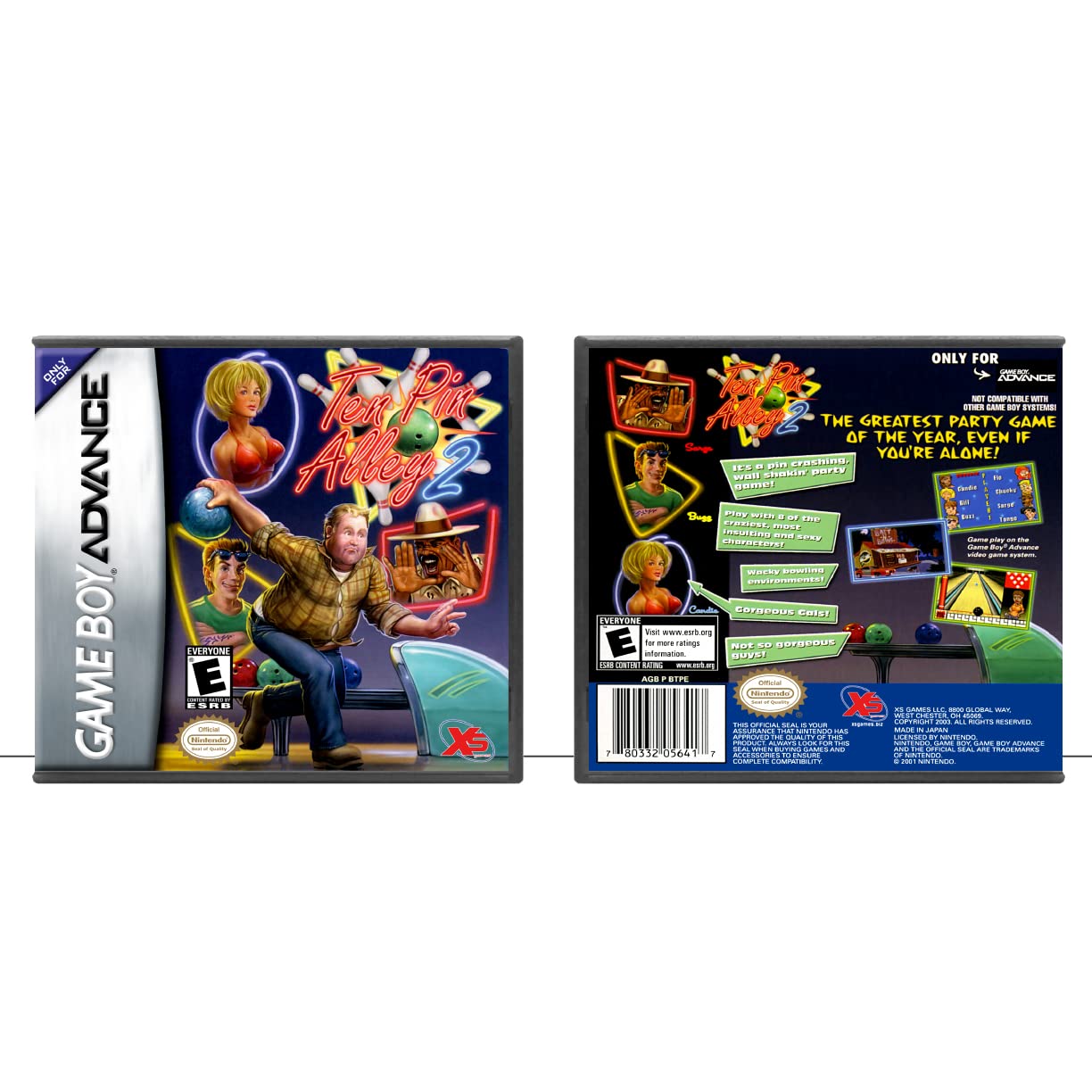 Ten Pin Alley 2 | (GBA) Game Boy Advance - Game Case Only - No Game
