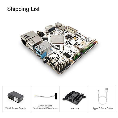 Leez P710 ARM-Based AI+IOT Single Board Computer with Android 9.0 Hexa-core Soc 4GB RAM 16GB eMMC Storage Support 4K HD Display & GB Bluetooth 5.0