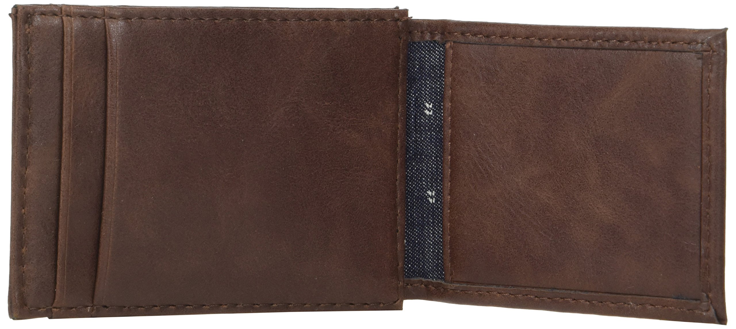 Levi's Men's Slim Front Pocket Wallet,Rfid-blocking, Black Jack, One Size