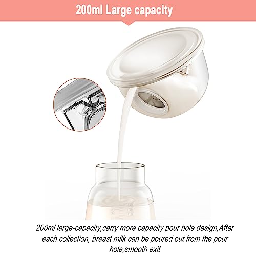 Meloyankoo Wearable Breast Pump,Portable Breast Pump with Low Noise,Mixed Modes,9 Levels,Electric Hands-Free Breast Pumps of LED Display,Longer Battery Life,Pink