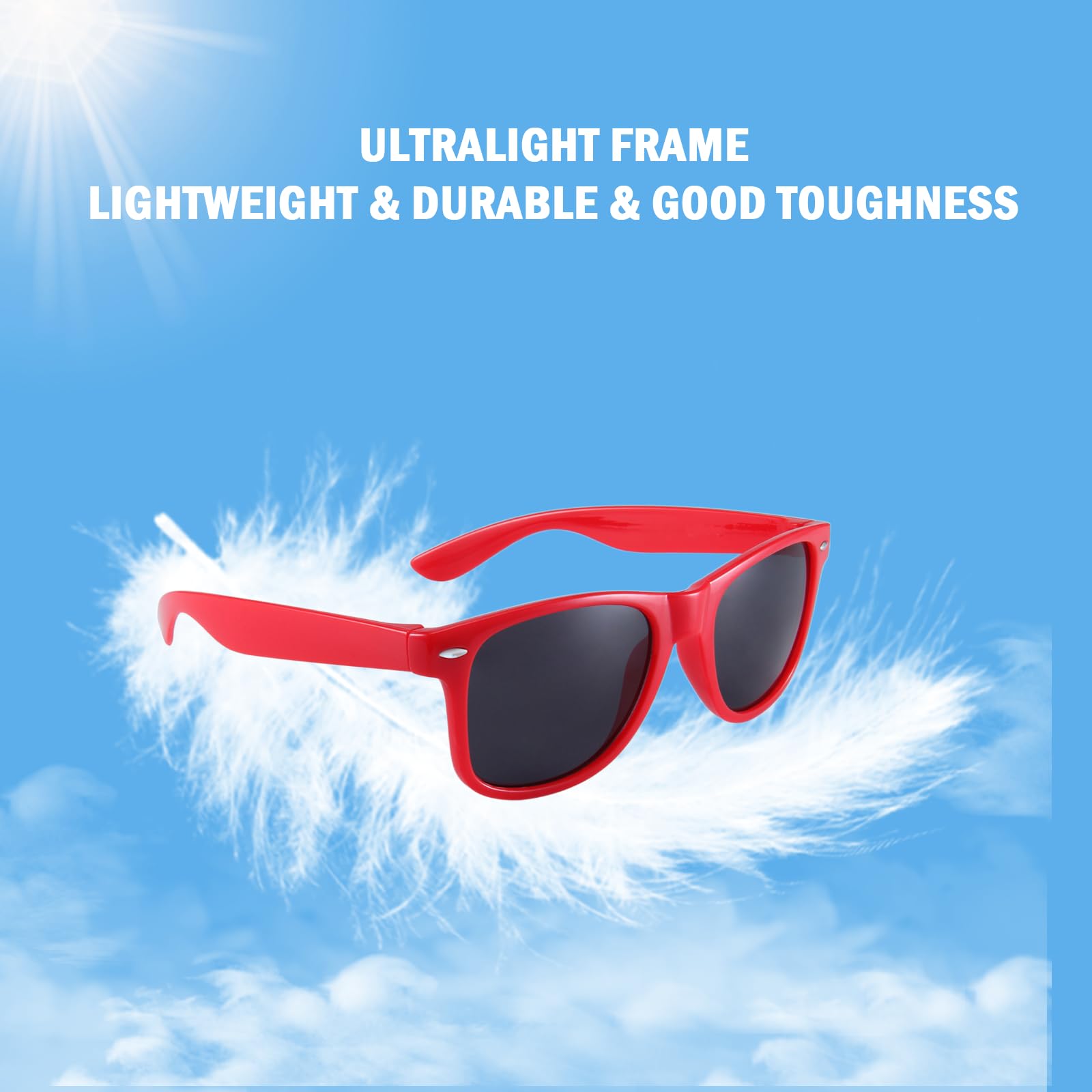TengTong Vintage Sunglasses for Women Men Classic Retro Designer Style