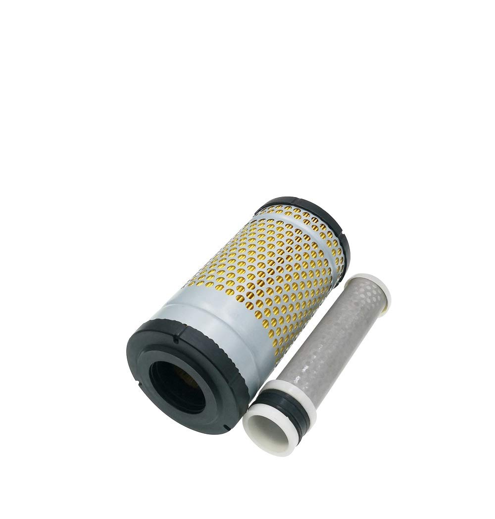 MOWFILL 6C060-99410 Air Filter With 32721-58242 Inner Filter Replace for Kubota K7311-82390 6A100-82630 GA100-82630 Fits B1410 B1610 B2710 B1700 B2100 B2400 B2410 B2630 B3200 B3300 B7300 B7400 B7410