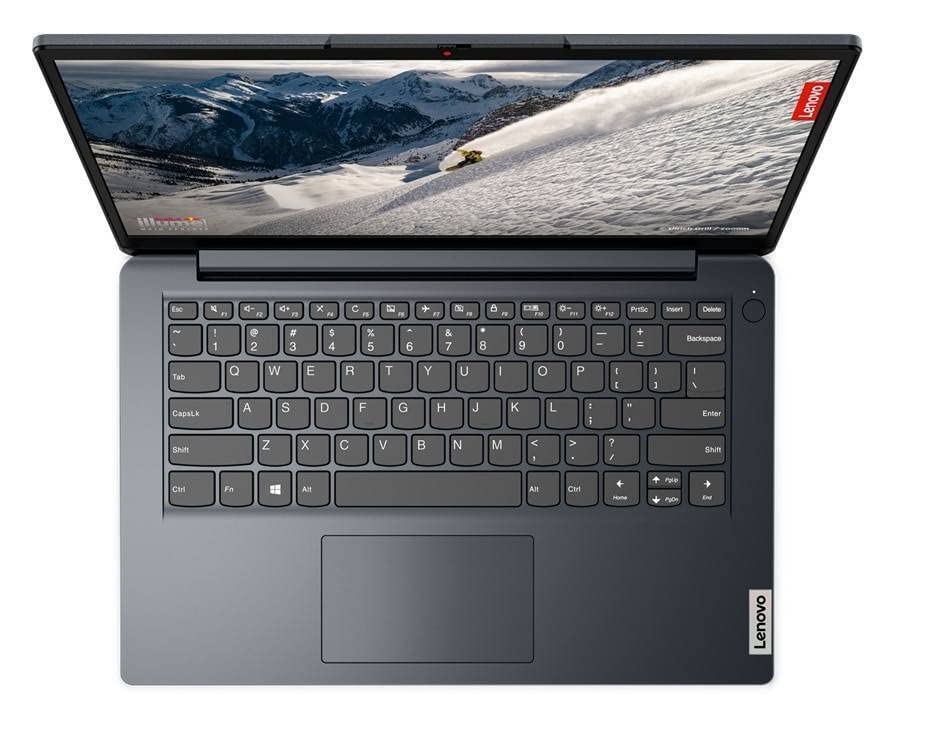 XPI Lenovo IdeaPad 1 Laptop, 14" FHD (1920 x 1080), Intel Celeron N5100, 8GB RAM, 256GB SSD, Intel UHD Graphics, Webcam, Windows 11 S, Bundle