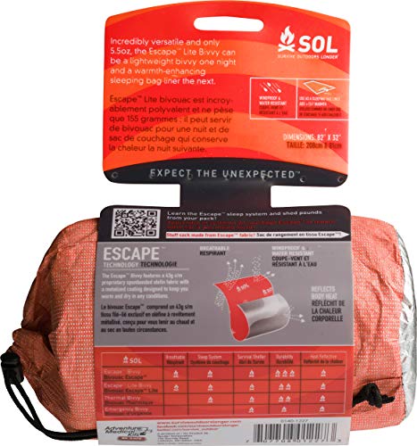 Survive Outdoors Longer 70% Reflective Emergency Escape Lite Bivvy