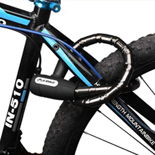 SRZR Bicycle Lock Bike Lock Waterproof Anti-Theft Cable Lock Bicycle Locks with Keys Bike Lock