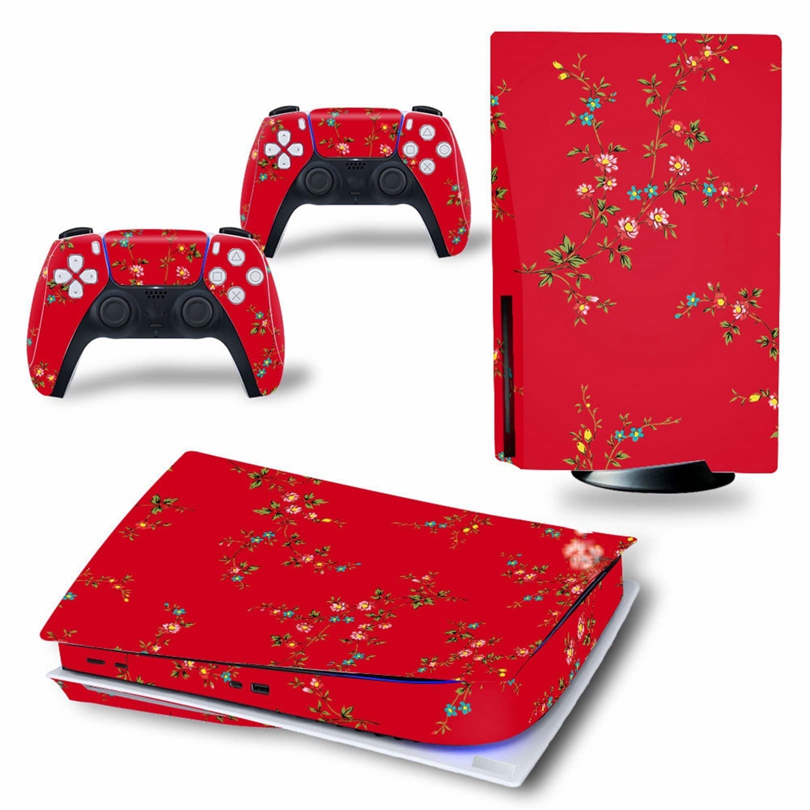 Top factory BUCEN for PS5 Skin Disc Edition & Digital Edition Console and Controller Vinyl Cover Skins Wraps Scratch Resistant, Compatible with for PS5 353525 Anti Scratch (Size : Digital Edition)