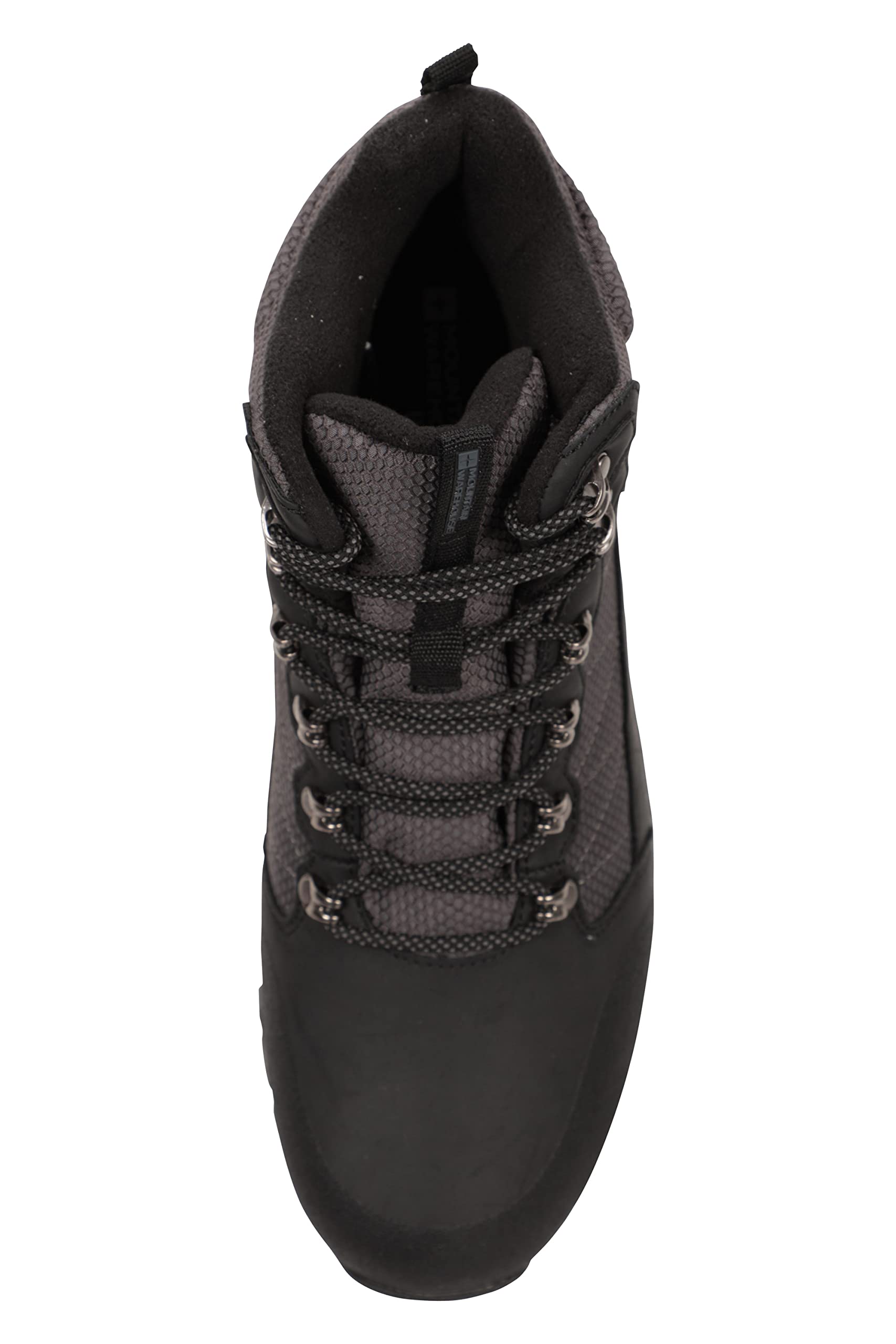 Mountain Warehouse Iceberg Mens Waterproof Boots -Winter Hiking Shoes Jet Black 10 M US Men