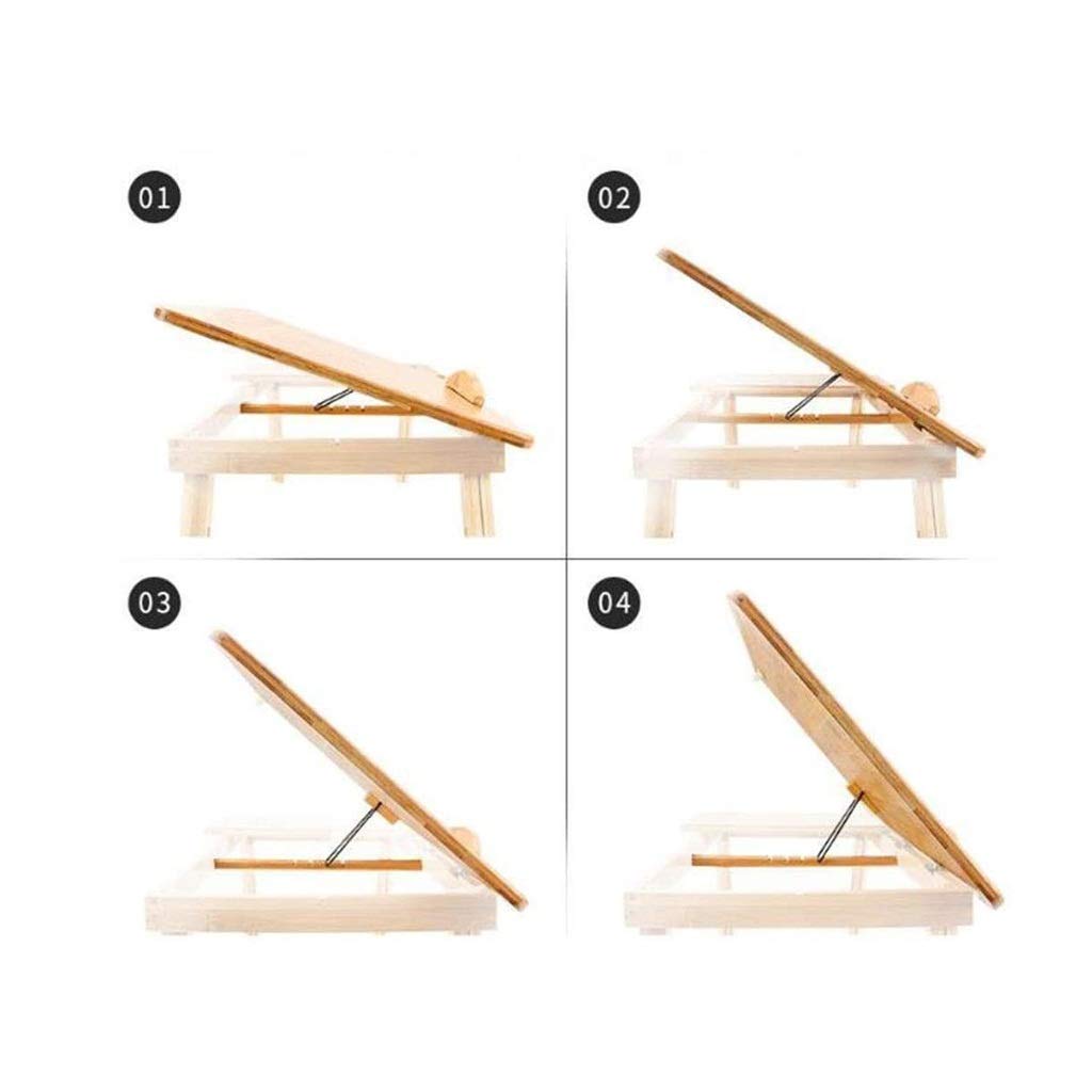 KXDTZ Notebook Computer Desk, Adjustable Portable Computer Desk, Foldable with Tilt Type