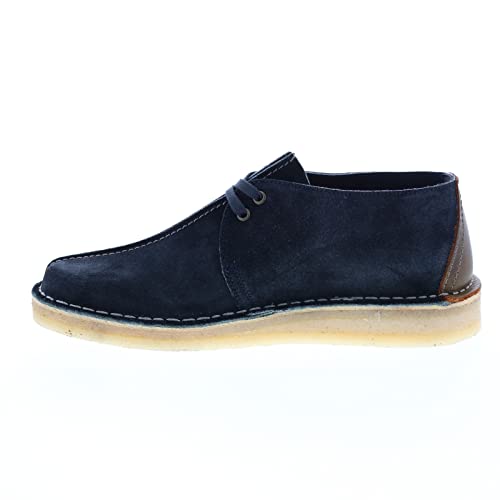 MEN’S CLARKS ORIGINAL DESERT TREK “MADE IN PORTUGAL, INK HAIRY SUEDE, 7.5