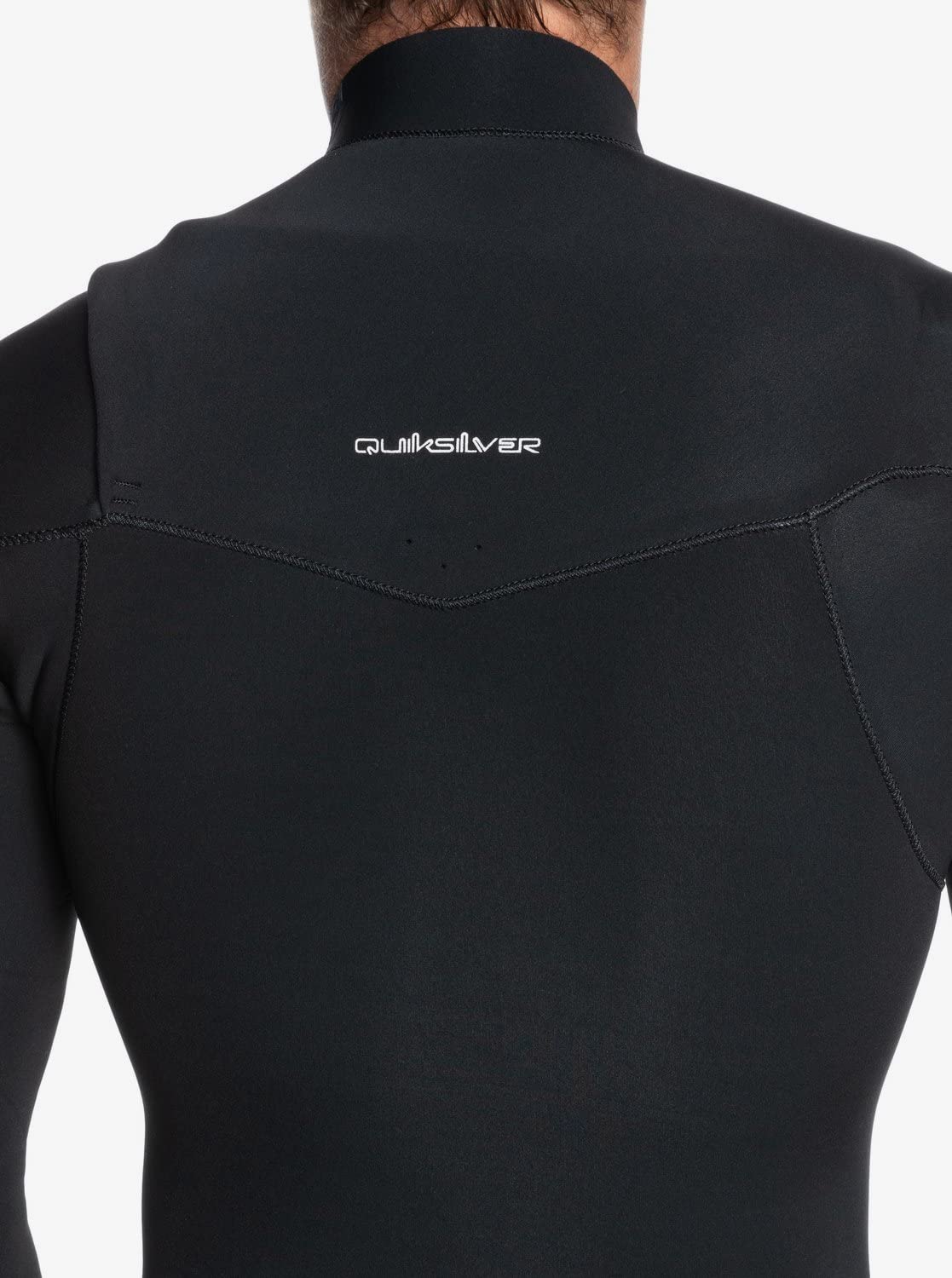 Quiksilver Mens 5/4/3 Sessions Chest Zip Wetsuit - Black | Medium