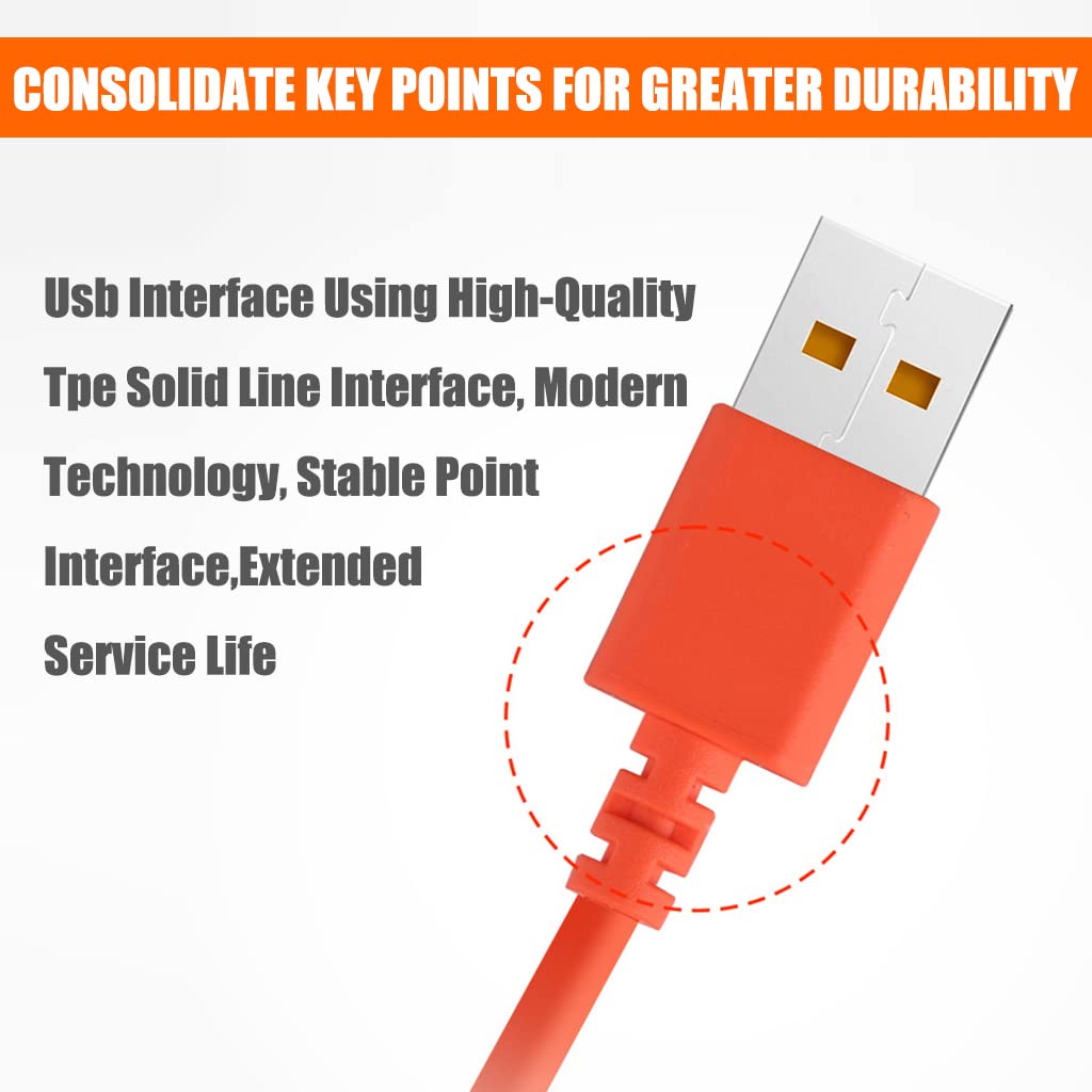 Teursa New One-Touch Stop Funny Moving Dog Charger Cable Stray Dog Charging Cable 4 ft USB Charger Cable (Lightning Cable, White)