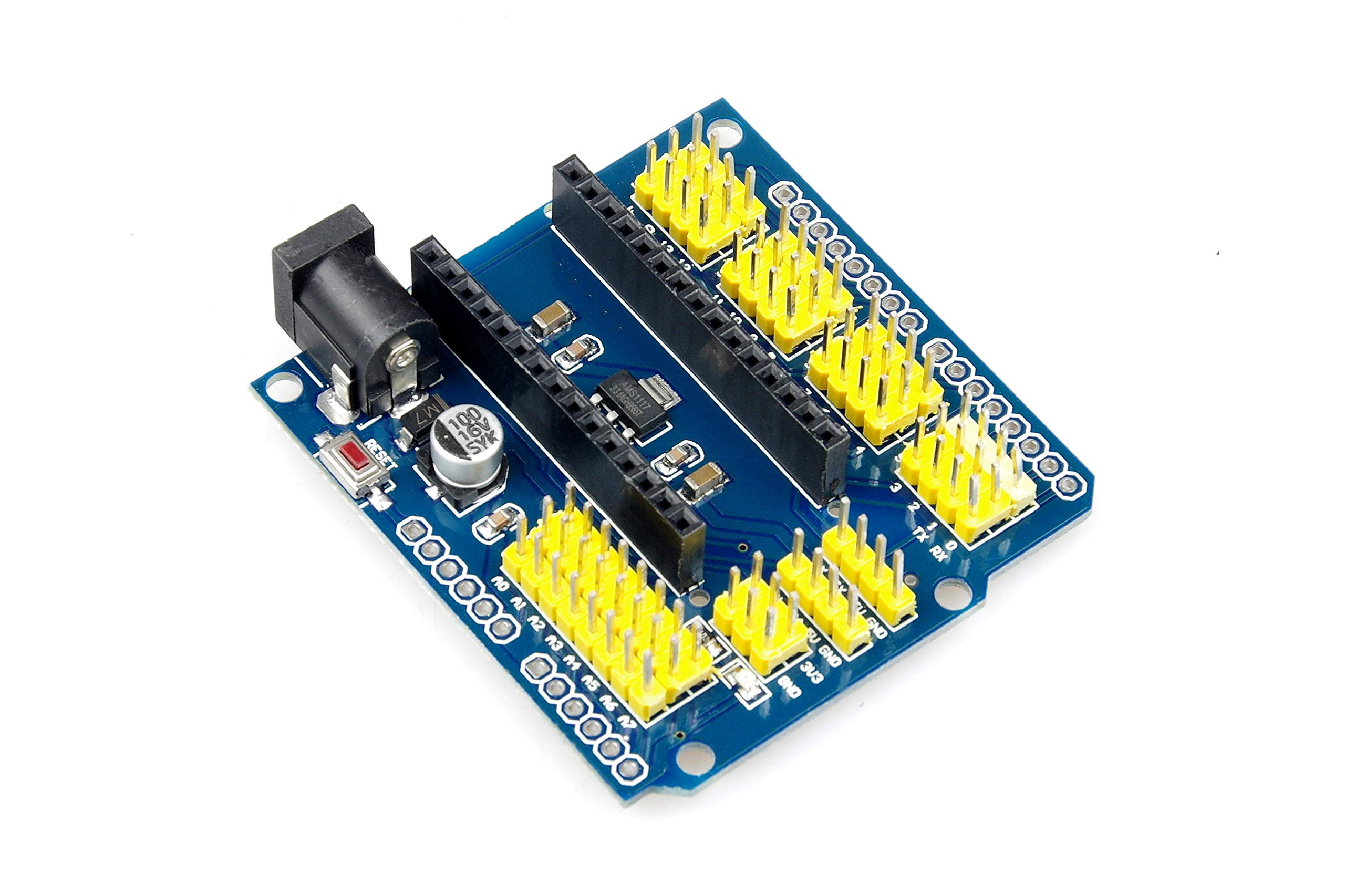 LIVISN 2pcs Nano IO Expansion Sensor Shield Module for Arduino UNO R3 Nano V3.0 Nano Pro Compatible UNO R1 Duemilanove 2009