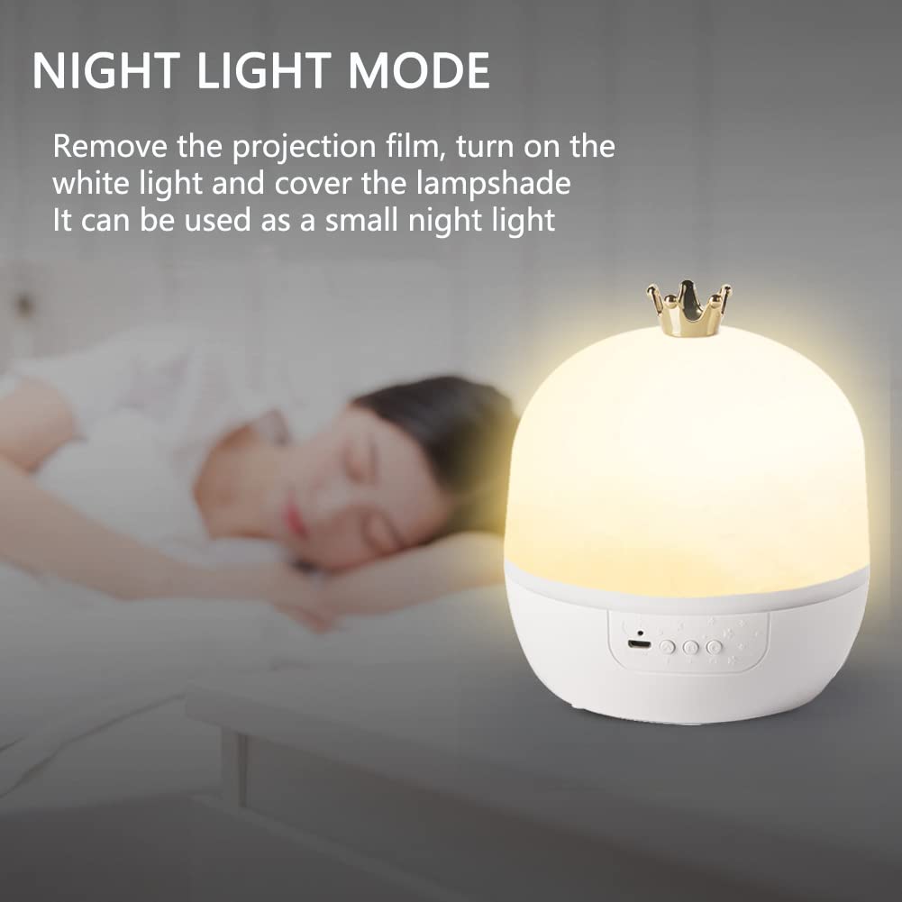 Star Projector Night Light for Kids, 2 in 1 Projector and Night Light for Kids Room,360° Rotation Ocean Galaxy Projector for Children Baby Nursery Toys Birthday (6 Films