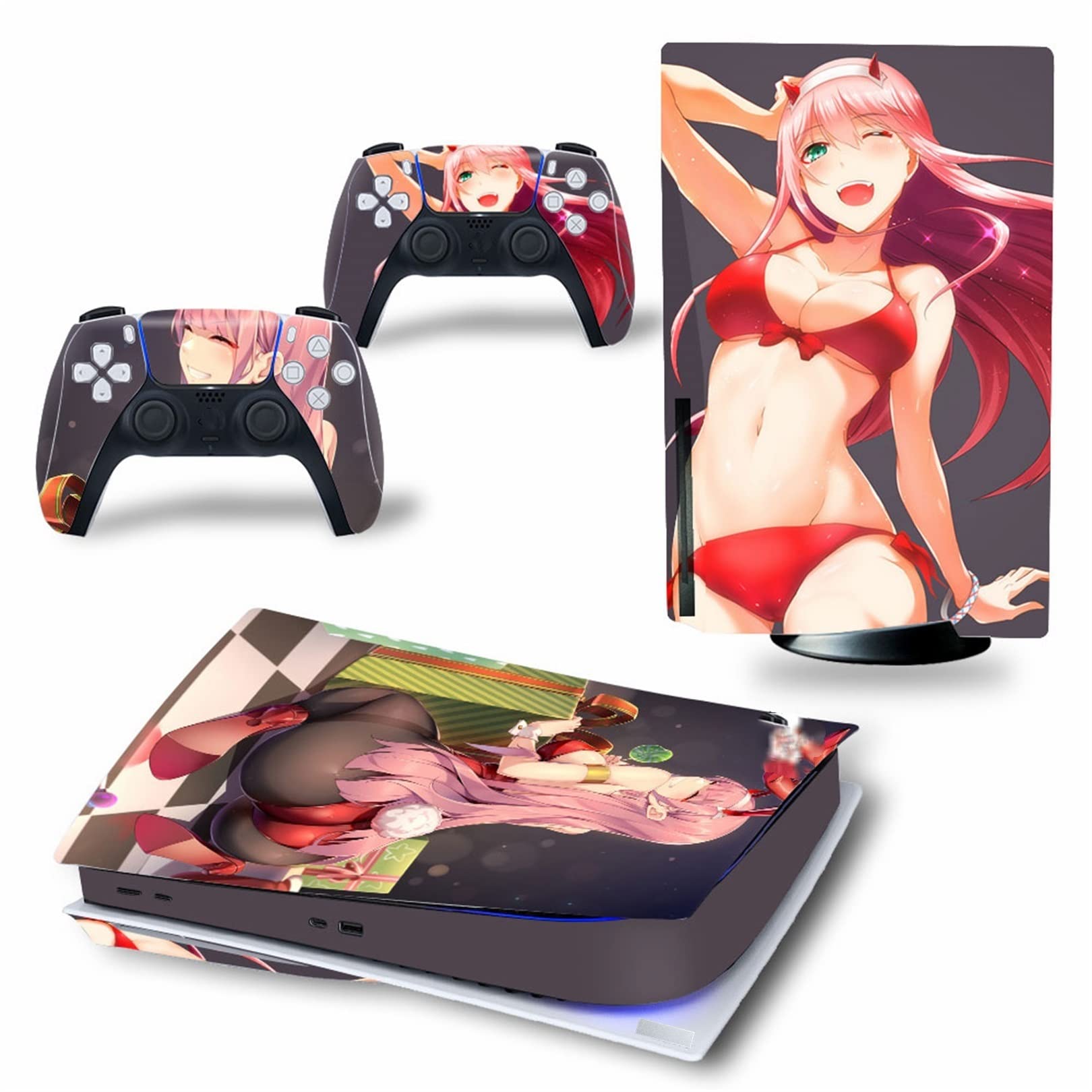 Top factory BUCEN for PS5 Skin Disc Edition & Digital Edition Console and Controller Vinyl Cover Skins Wraps Scratch Resistant, Compatible 32353 Anti Scratch (Size : Disc Version)