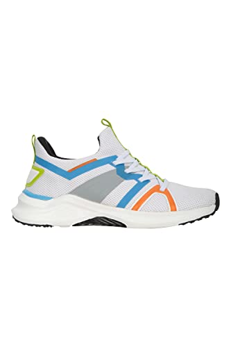Mountain Warehouse Strike Kids Trainers - Outdoors, Boys & Girls White Kids Shoe Size 3 US