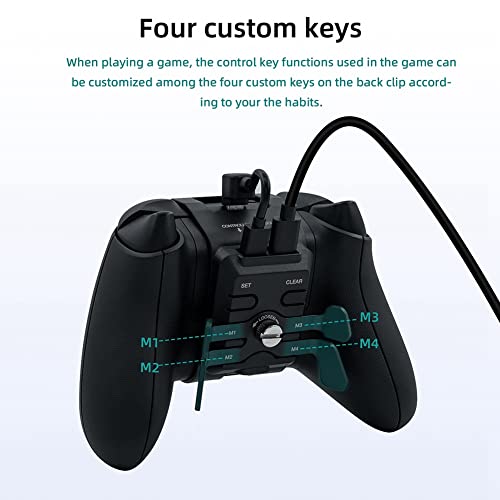 REHOC Controller Back Button Attachment Adapter Paddles Trigger for/X//Controller Gamepad