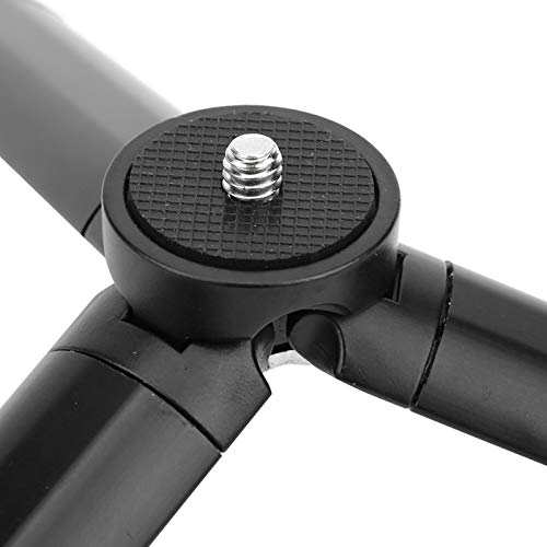 QYSZYG Action Camera Bracket Portable Desktop Tripod Mini Photographic Camera Stand Aluminium Alloy Tripod (BZ‑01)