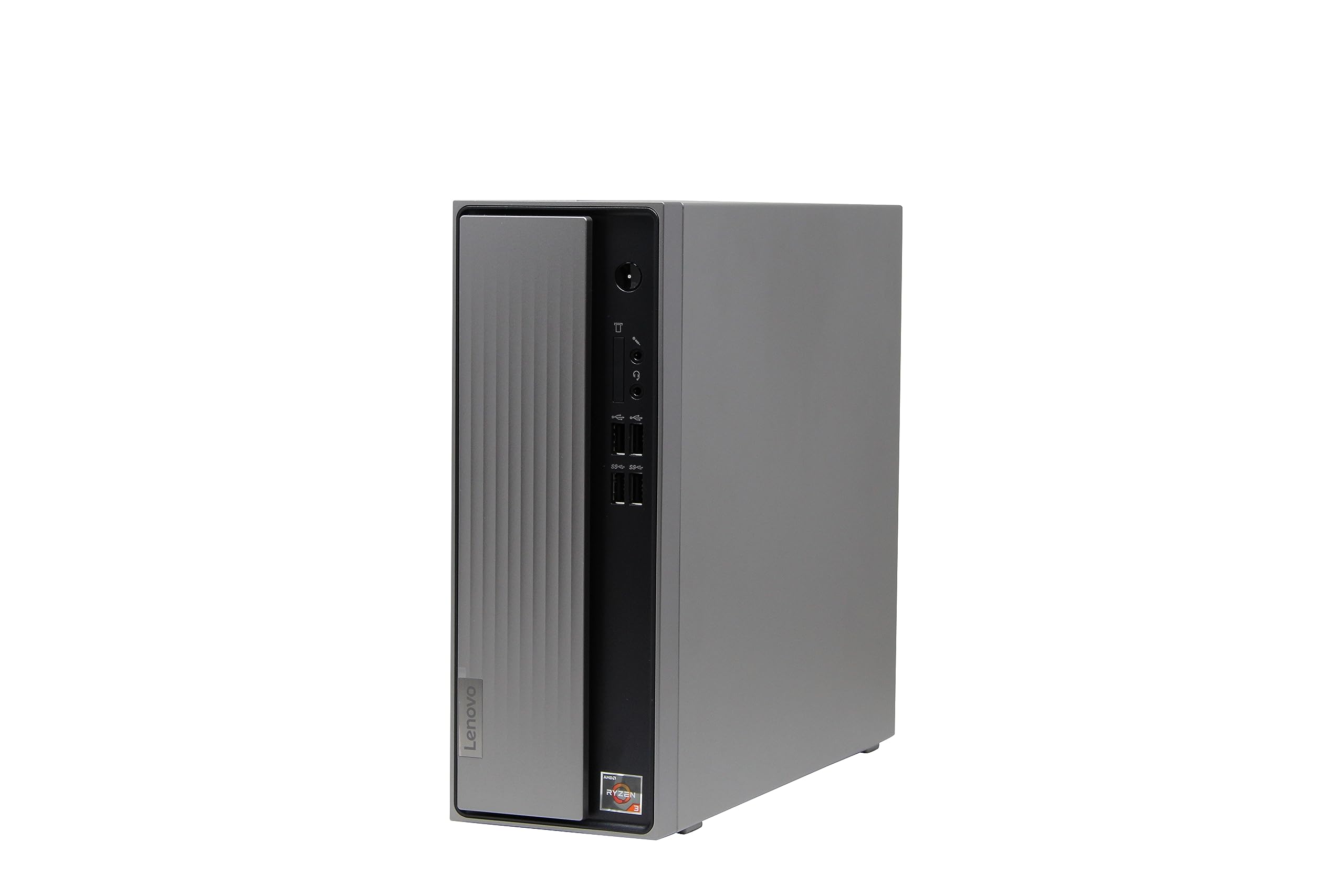 Lenovo IdeaCentre 3 Desktop Computer, AMD Ryzen 3 3250U, 16GB RAM, 1TB NVMe SSD, USB 3.1, 2-Monitor Support, HDMI, VGA, Wi-Fi, Bluetooth, Windows 11 Pro, Gray