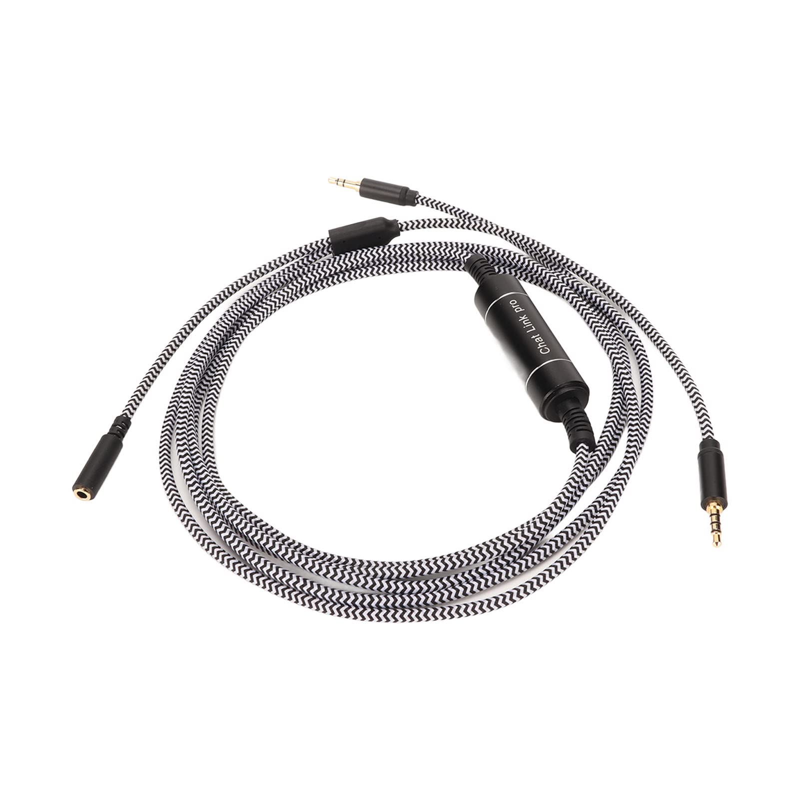 Replacement Chat Link Cable, Chat Link Cable External Nylon Braid Inline Switchable Isolator Plug and Play for HD60 X for HD60 for Game Card