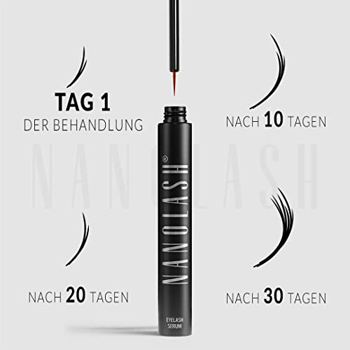 Nanolash Eyelash Growth Serum Conditioner For Enhanced Long Luscious Eyelashes and Eyebrows β 3ml