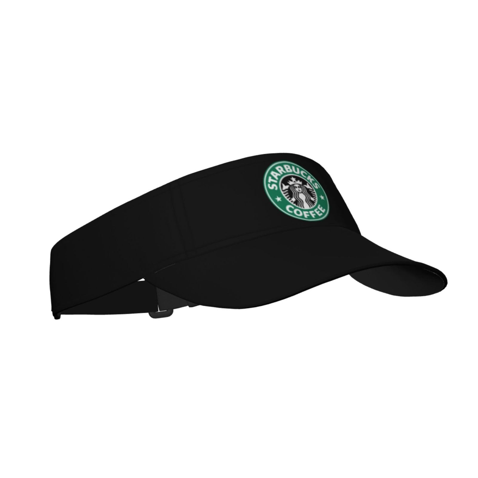 Starbuc* Sunscreen Coffee Visor Hats for Women & Men, Adjustable Sport Empty Top Baseball Sun Cap, Outdoor Tennis Visor, Golf Visor