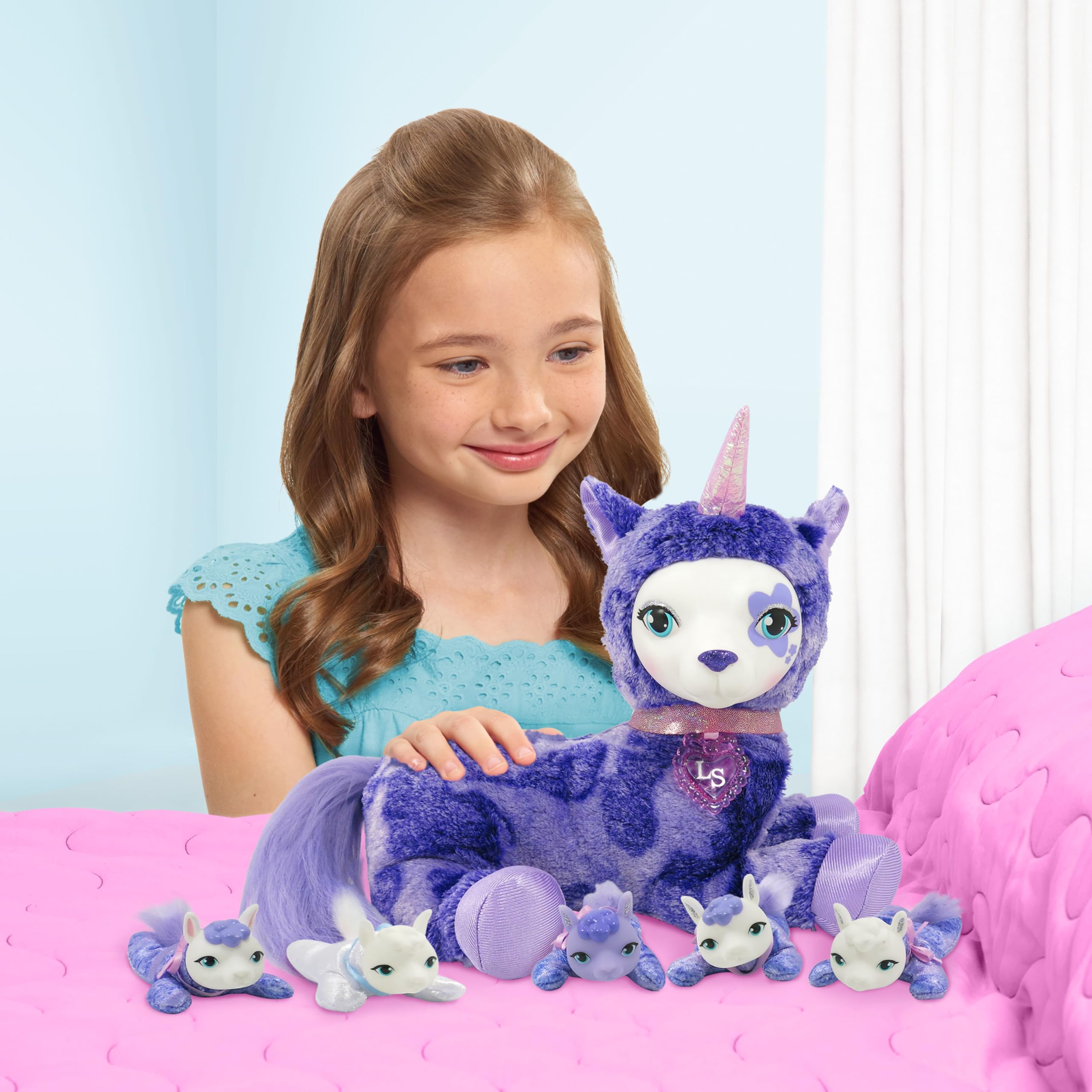 Llamacorn Surprise Plush Sassy - Amazon Exclusive, Kids Toys for Ages 3 Up by Just Play