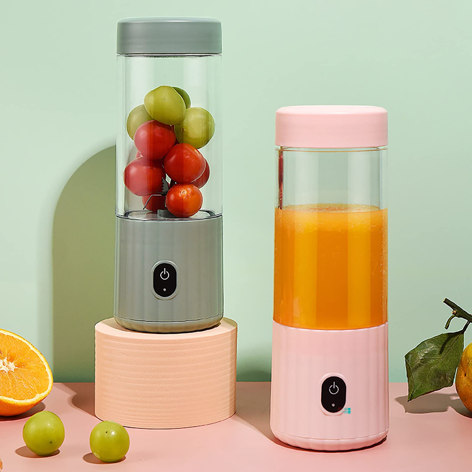 Portable Blend-er USB Rechargeable - Personal Blend-er for Shakes And Smoothies, Fruit Juicer with 6 Blades, Handheld Blenders for Sports, Travel, Outdoors