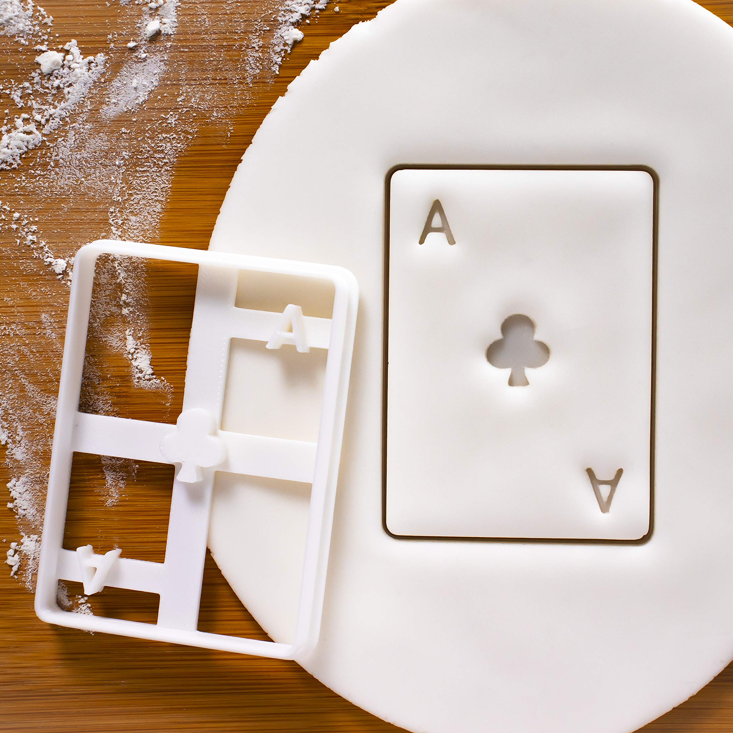 Poker Card Ace of Club cookie cutter, 1 piece, Ideal for DIY Las Vegas Casino theme party - Bakerlogy