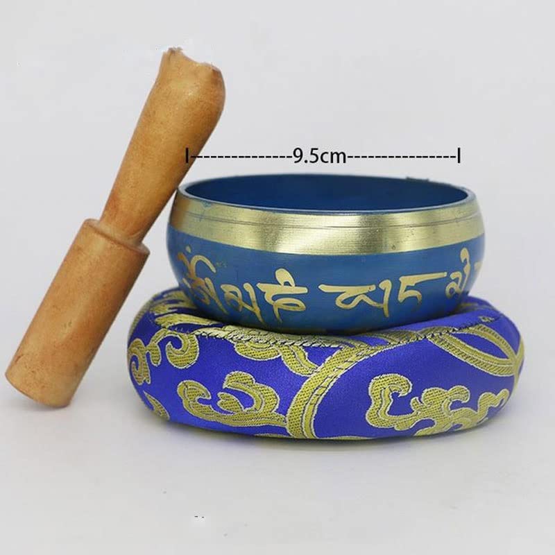 SJYDQ Singing Bowl Buddhism Home Tibetano (Including Sticks and Mats)
