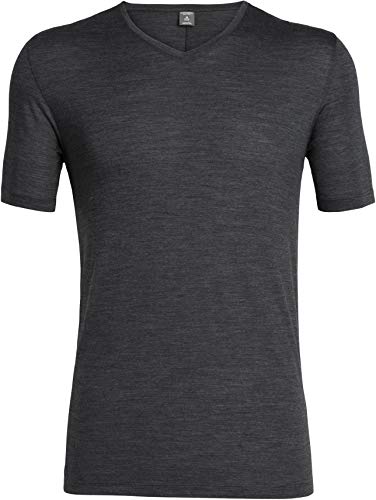 Mens Solace SS V / Black HTHR L
