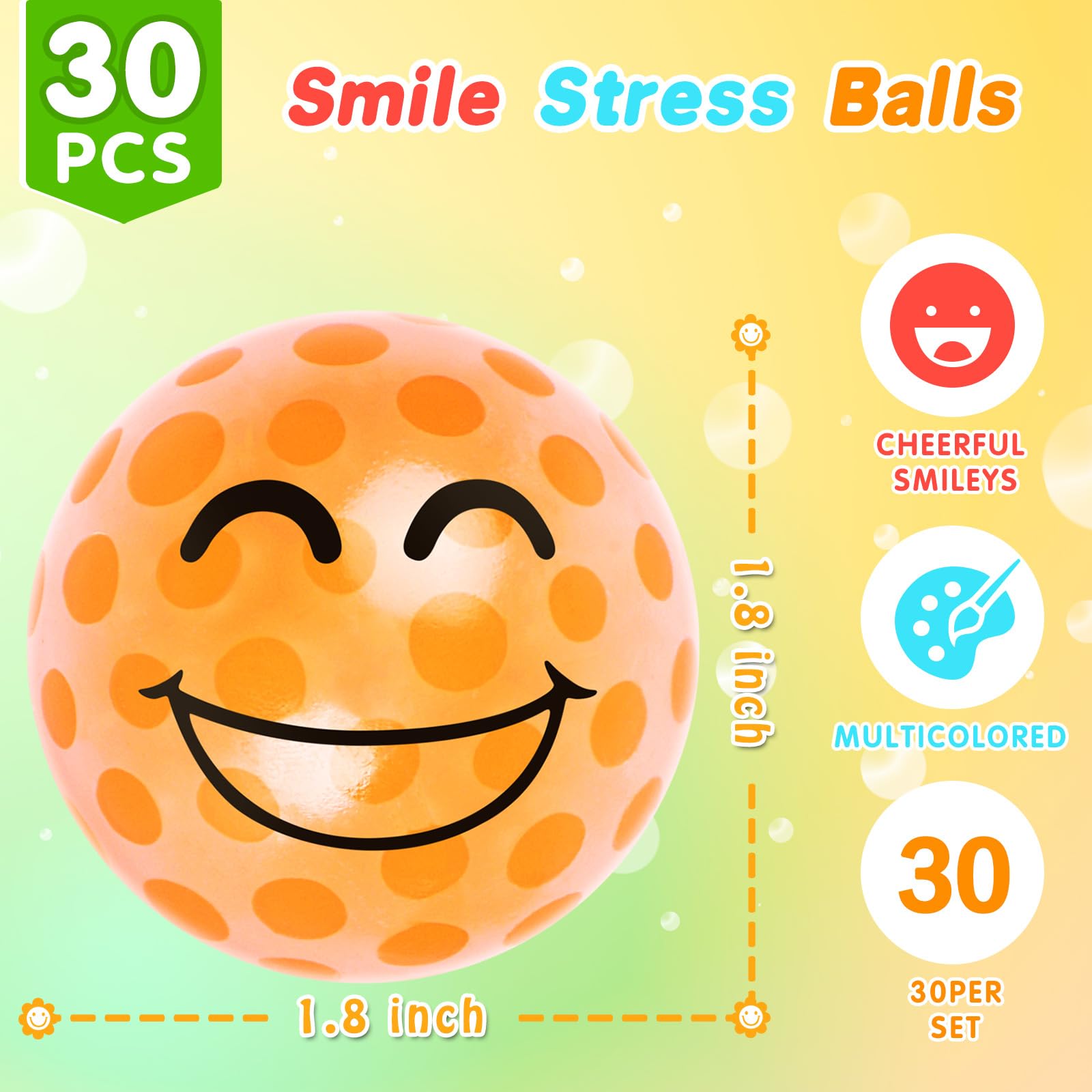 Stress Balls for Kids (18pcs)