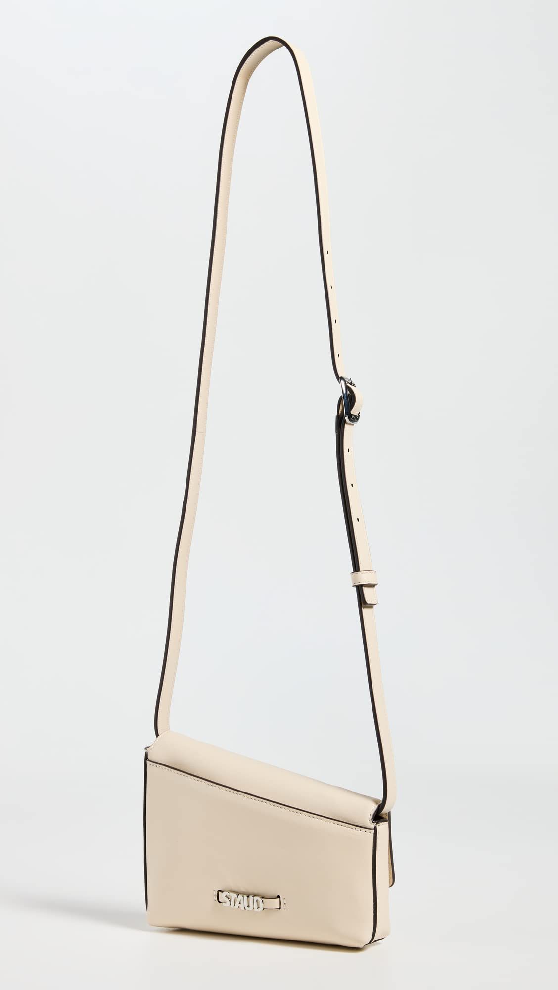 STAUD Women's Acute Crossbody Bag, Cream, Off White, One Size