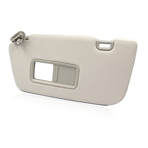 Nakuuly Left Driver Side Sun Visor Gray Compatible with Subaru Impreza WRX STI 2008 2009 2010 2011 2012 2013 2014 Replaces # 92011FG032ME
