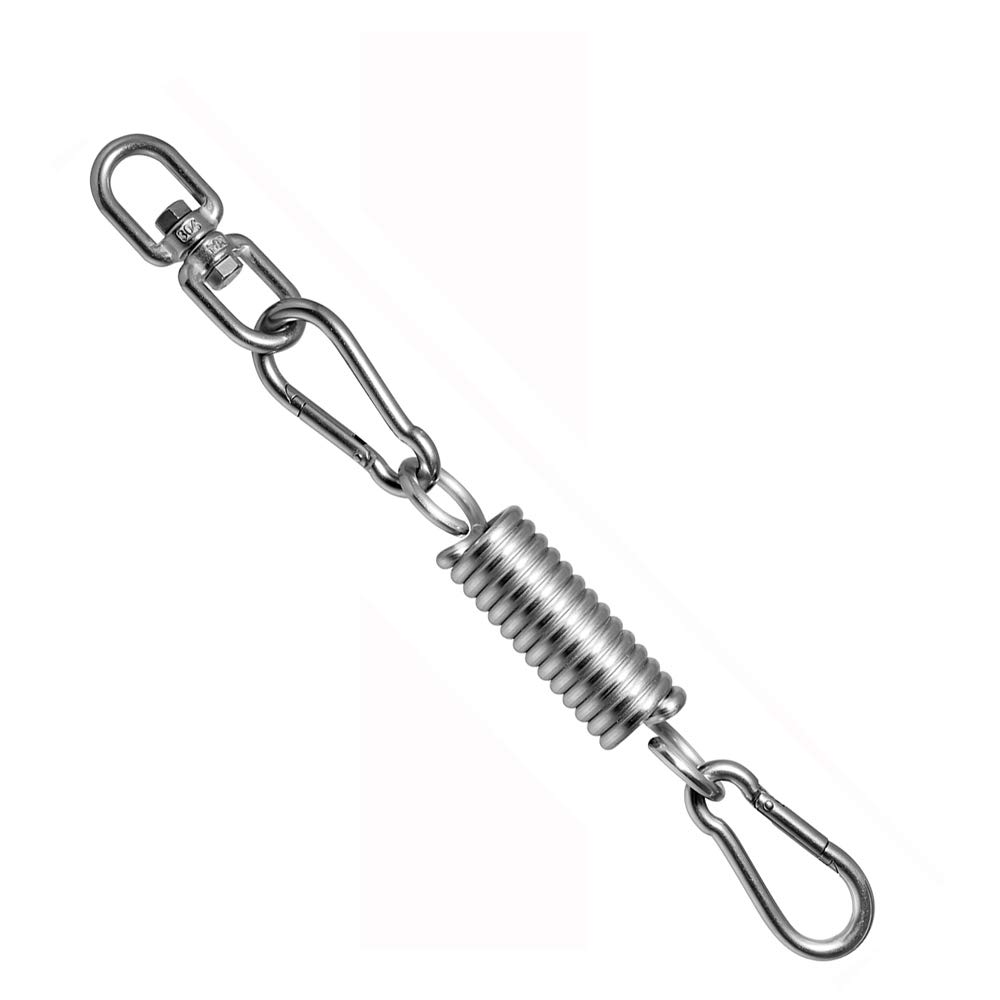 MEICOCO Heavy Bag Hanger, Heavy Bag Spring for Heavy Bag, Punching Bag Hanger Set with Carabiners and Spring for Punching Bags, Hammock up to 450lbs