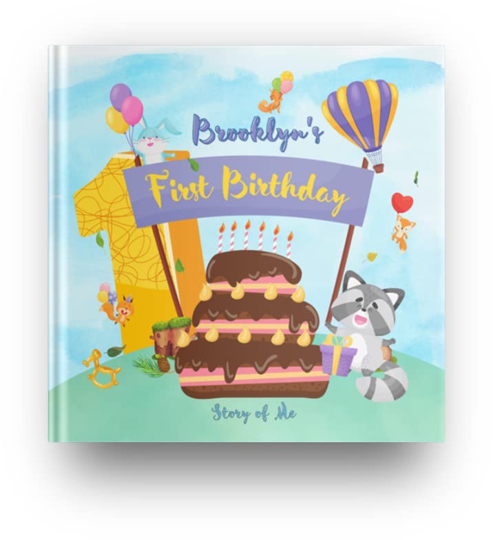 Story of Me Personalized Kids Book - My First Birthday - Kids Birthday Book Personalized with Child's Name and Other Customizations (Paperback)