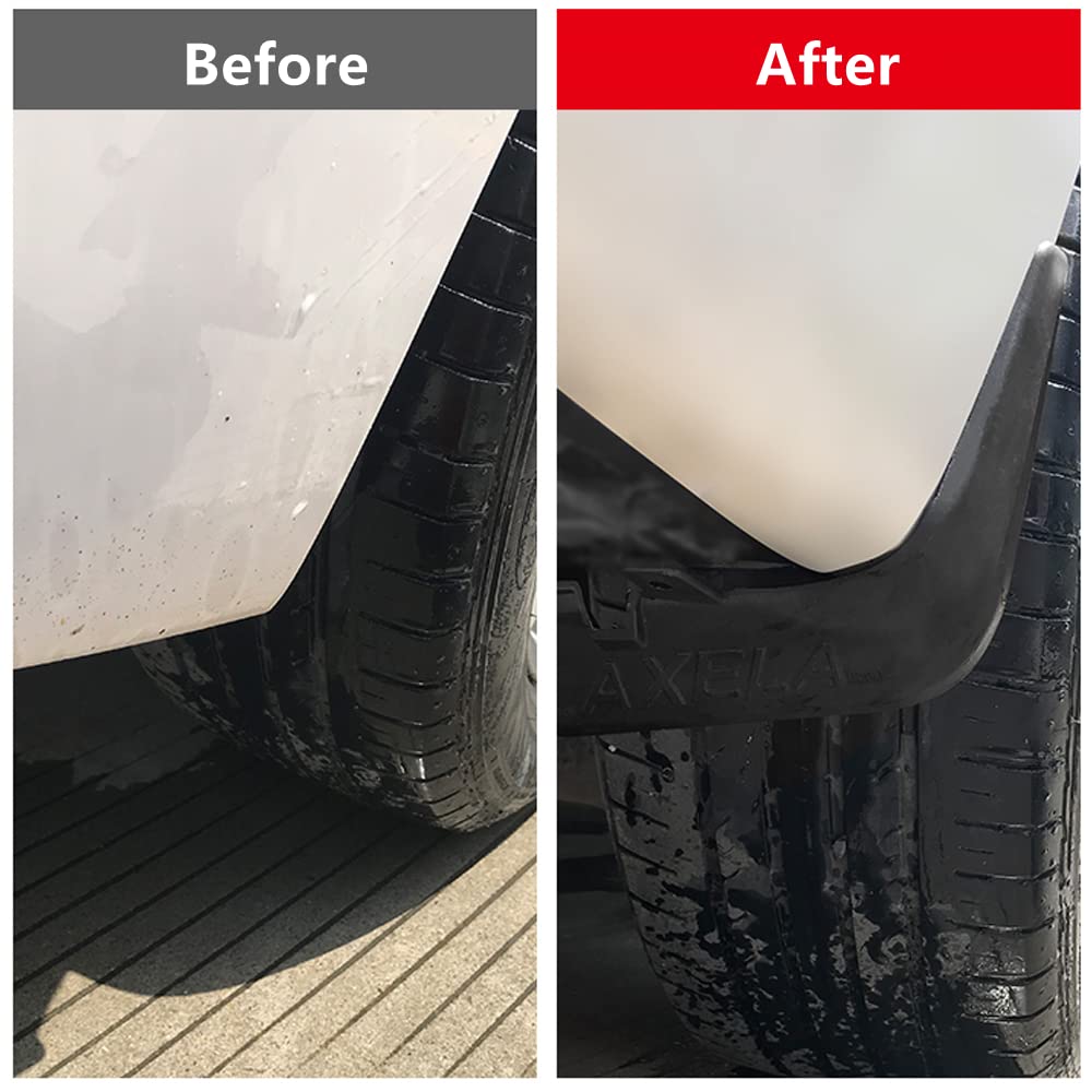 Pedigree Tesla Model Y Mud Flaps Splash Guards Fender Tesla Model Y Accessories Set of 4 ( No Need to Drill Holes 2021 Upgraded)