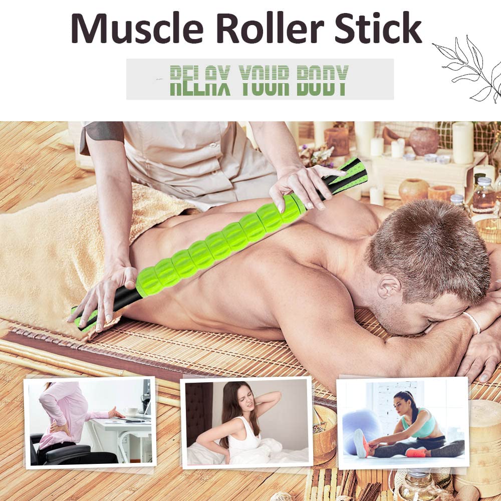 Muscle Roller, Muscle Roller Stick Lipo Roller Lymphatic Massager Muscle Roller for Legs Massager Roller for Muscles Deep Tissue, Lymphatic Drainage, Lipo Massager After Surgery Roller