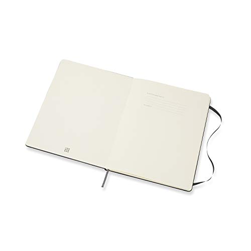 Moleskine 12 Month 2021 Monthly Planner, Hard Cover, XL (7.5" x 9.5") Black