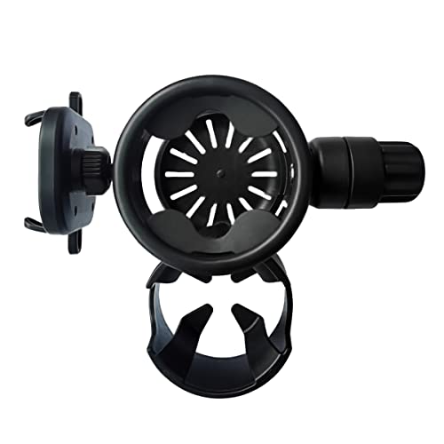 Stroller Cup Holders, Universal Drinks Holder for Strollers,Bikes, Trolleys or Walkers.Outdoor Accessories Water Bottle Holder with Mobile Phone Holder.