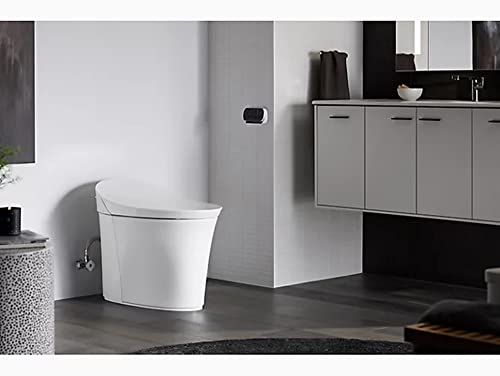 Kohler K-5401-PA-0 Veil Comfort Height Skirted One-Piece Elongated Dual-Flush Intelligent toilet, White