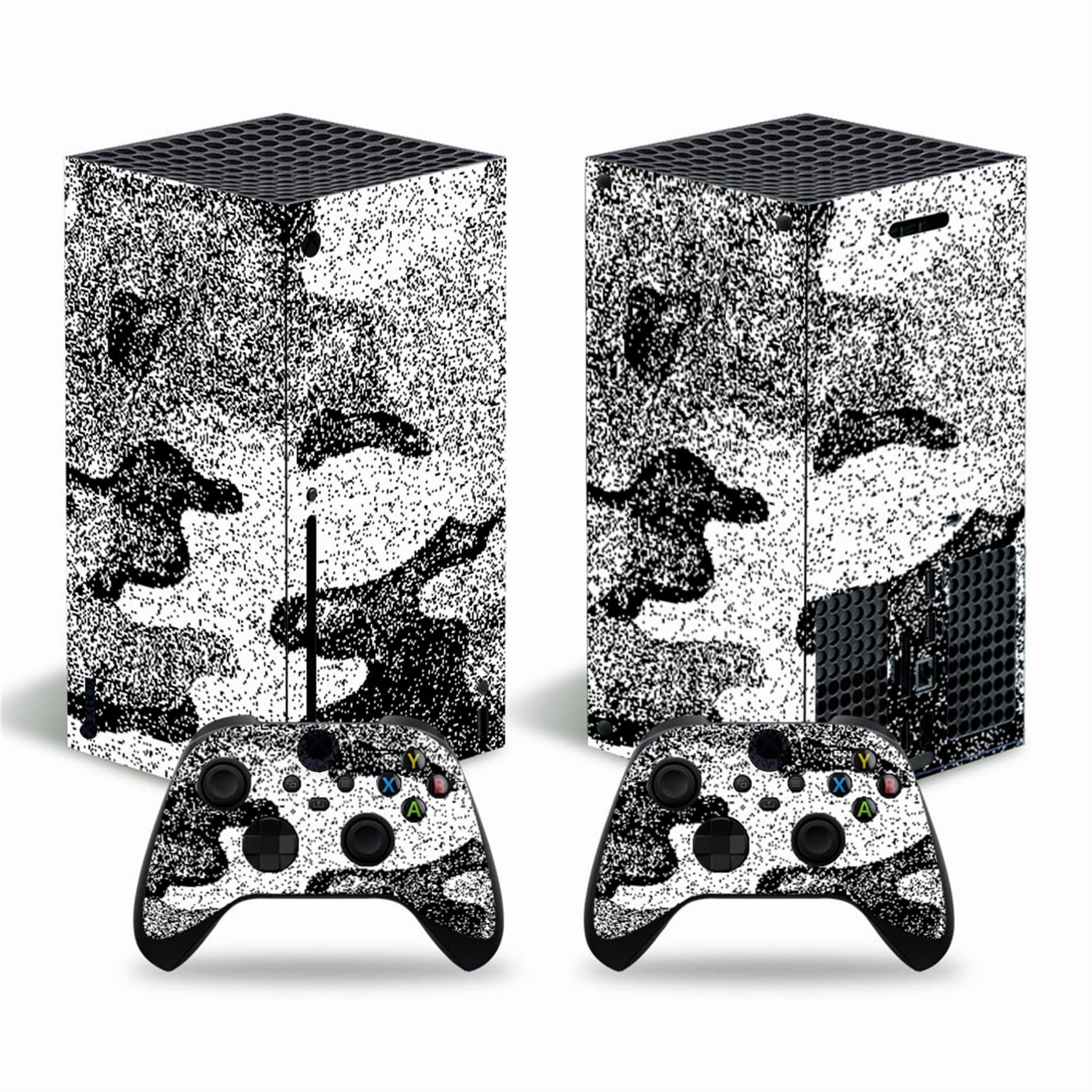 Top factory Skin Decal Protective Vinyl Skin Decal Cover for Series X Console Skins Wrap Sticker with Two Free Wireless Controller Decals 40927 Decal