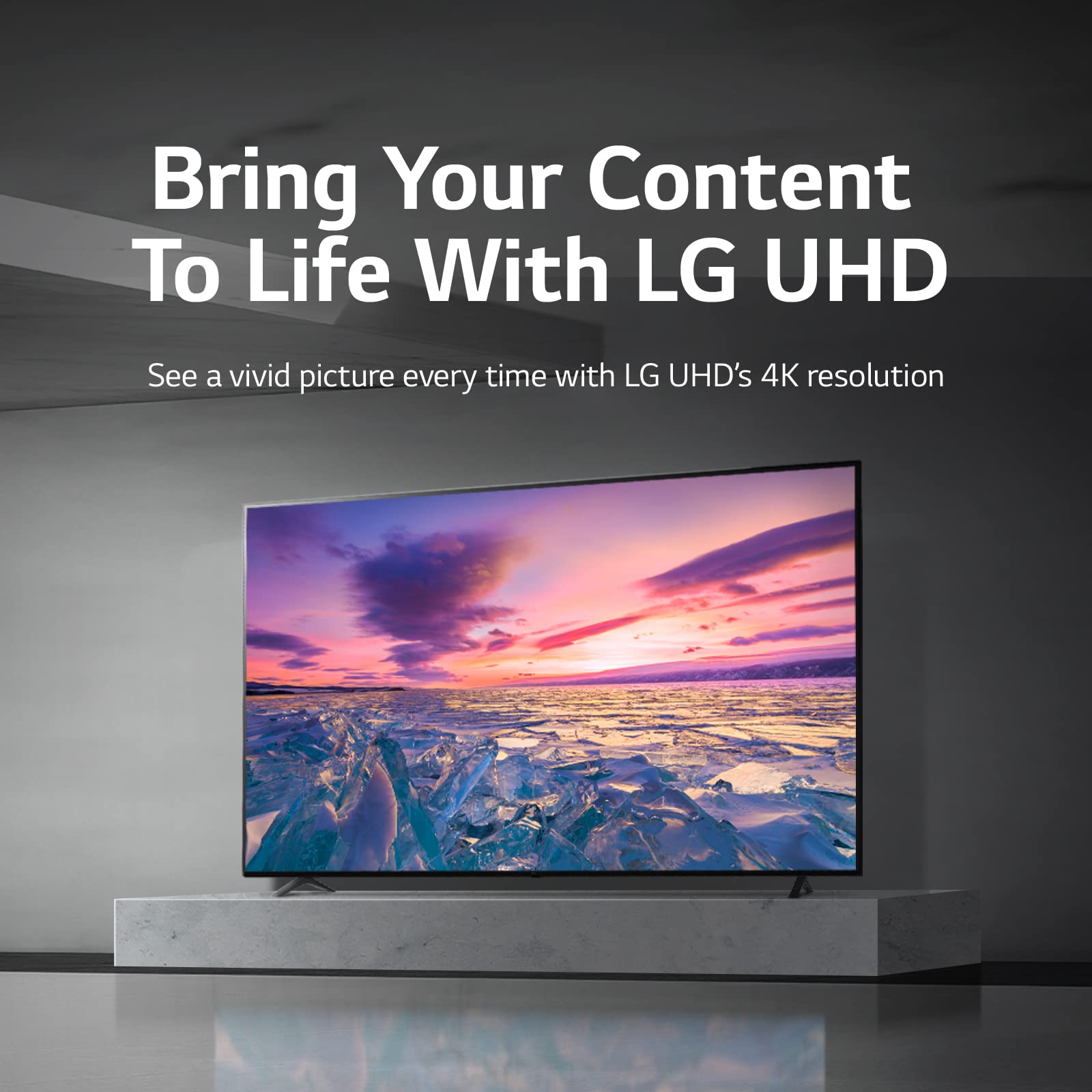 LG 65-Inch Class UQ7570 Series 4K Smart TV, AI-Powered 4K, Cloud Gaming (65UQ7570PUJ, 2022), Black