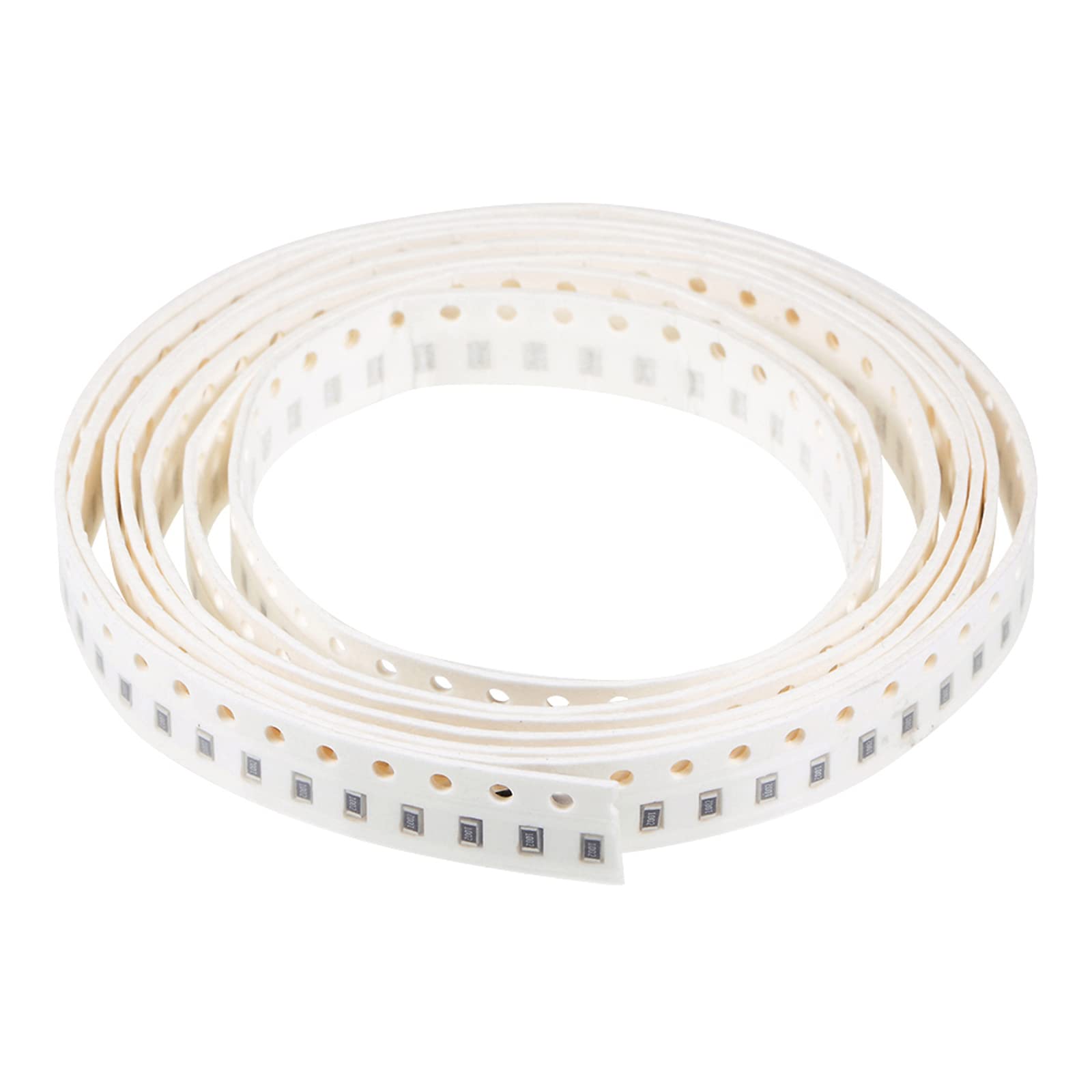 YOKIVE 1200 Pcs Chip Resistors Set, Surface Mounted Devices Fixed Resistor 0805, Good for Communication Device Converter Use (White, 1/8W 1% 5%)