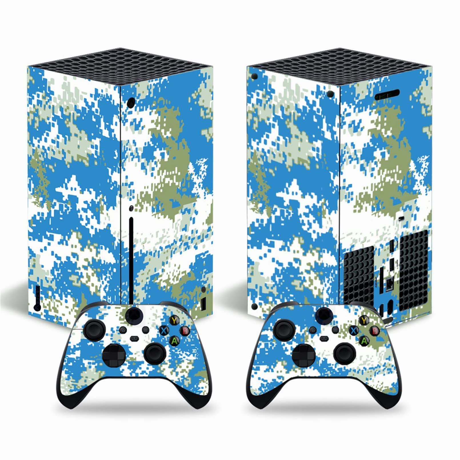 Top factory Skin Decal Protective Vinyl Skin Decal Cover for Series X Console Skins Wrap Sticker with Two Free Wireless Controller Decals 50045 Decal